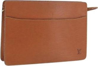Louis Vuitton Pre-owned Vintage Epi Clutch - Femme - Pre-owned - Brun - Taille: ONE Size