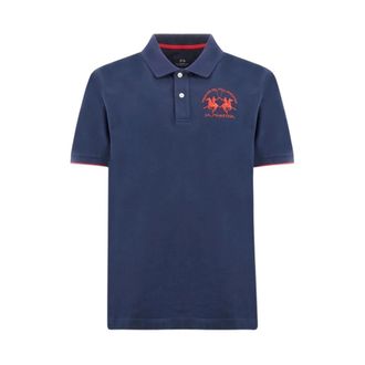 La Martina Homme, Tops, Bleu, Taille: 4XL Miguel Carry Over Polo