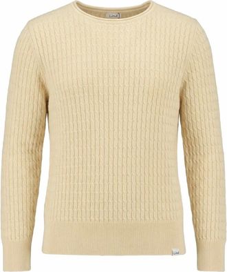 Lind Femme, Pulls, Jaune, Taille: 46 FR Tricot Ras du Cou