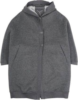 DIEGO M Femme, Manteaux, Gris, Taille: 40 FR Manteaux crois&eacute;s