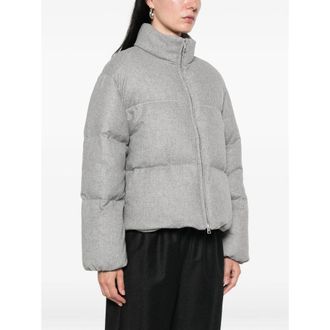 PANICALE Wool and Cashmere Puffer Jacket - Gray