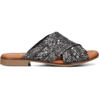 Stefano Lauran Geflochtene Damen Pantoletten - - Shoes - Damen - Schwarzk - 38 EU