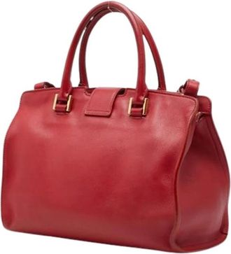 Saint Laurent Sac bandouli&egrave;re vintage Pre-owned - Femme - Pre-owned - Rouge - Taille: ONE Size