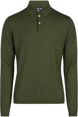 Fa&ccedil;onnable Polo manches longues en coton