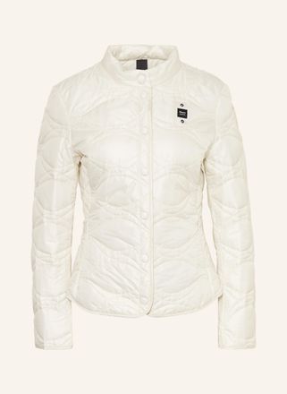 Blauer Steppjacke Ellery weiss