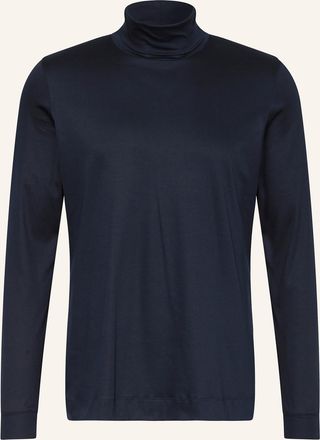 van Laack Van Laack Rollkragenshirt Pelino blau