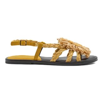 Paloma Barcel&oacute; Femme, Chaussures, Jaune, Taille: 39 EU Alicia Raffia