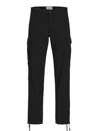 Jack & Jones Plus Size Herren Jpstkane Jjbarkley Pant Noos Pls Cargohose, Schwarz, 44W / 34L EU