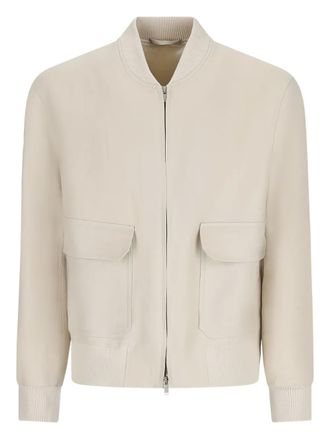 Lardini veste zippée à poche à rabat - Tons neutres