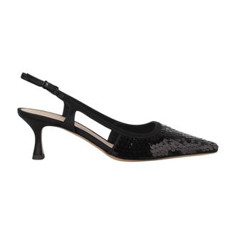 Roberto Festa Milano Femme, Chaussures, Noir, Taille: 39 EU Escarpins Slingback &agrave; Sequins