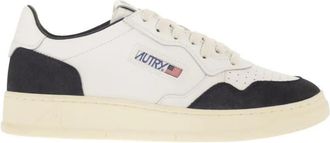 Autry Low-Top Sneaker - Medalist Low - Leather And Suede Sneakers - Gr. 40 (EU) - in Beige - f&uuml;r Damen