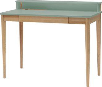 RAGABA Ragaba ASHME Skandinavisch Schreibtisch 110 x 56 x 75 cm - Kabelaufbewahrung - Einfach Montage FSC Holz