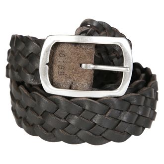 Orciani Homme, Accessoires, Noir, Taille: 90 CM Ceinture R&eacute;versible Hunting Double Intreccio en Daim