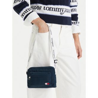 Tommy Jeans Handtasche Tommy Jeans Tjw Ess Daily Crossover AW0AW18462 Dunkelblau