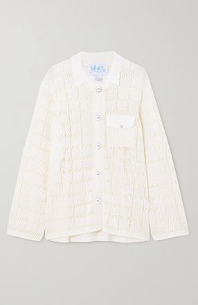 Calle Del Mar Hemd Aus Häkelstrick - Ecru