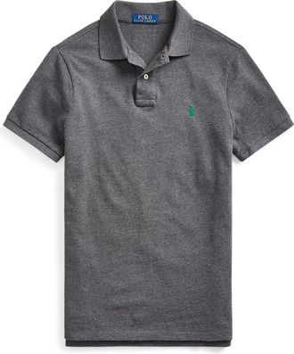 Ralph Lauren Meliertes Poloshirt, Slim Fit in