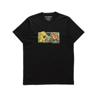 maharishi Samurai Tiger Print T-Shirt - - Tops - Herren - Schwarzk - S