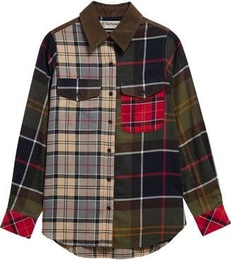 Barbour Chemise droite col classique &agrave; carreaux en coton