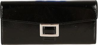 Roger Vivier Femme, Sacs, Noir, Taille: ONE Size Belle Vivier Wallet