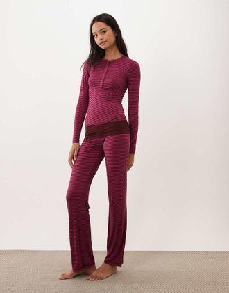 Cotton On luftiges, weiches Loungewear-Set in Pink-Rosa