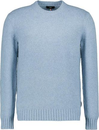 Cinque Herren Pullover blau Baumwolle unifarben