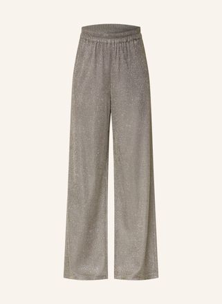 Riani Riani Marlenehose Mit Glitzergarn braun