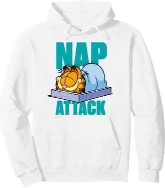 Garfield Nap Time Sleepy Tired Cat 80er 90s Classic Cartoon Pullover Hoodie