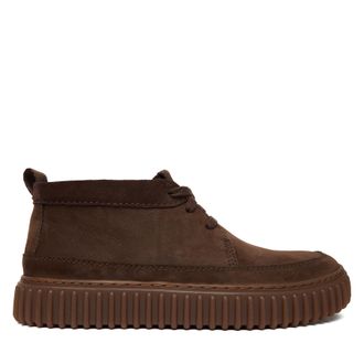 Clarks Schn&uuml;rschuhe Clarks Torhill LaceHi 26184694 Dunkelbraun