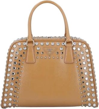 Prada Pre-owned LUX Pyramid - Femme - Pre-owned - Beige - Taille: ONE Size