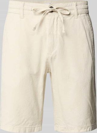 Lindbergh Bermudas aus Leinen-Mix mit franz&ouml;sischen Eingrifftaschen