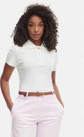 Tommy Hilfiger Poloshirt WW0WW49252 Wei&szlig; Slim Fit