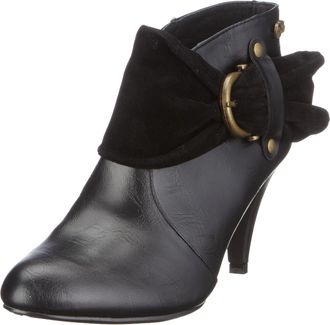Buffalo 237009 Stretch AB 913 Suede Black 01 Damen Stiefel Synthetik EU 38 schwarz/Black 01