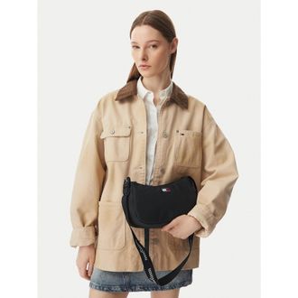 Tommy Jeans Handtasche Tommy Jeans Tjw Ess Daily Shoulder Bag AW0AW18768 Schwarz