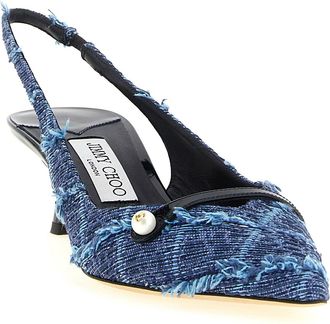 Jimmy Choo London Amita Slingback Heel - Blue
