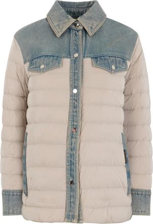 Moorer Veste en jean matelass&eacute;e Esper - Femme - Vestes - Multicolore - Taille: 36 FR