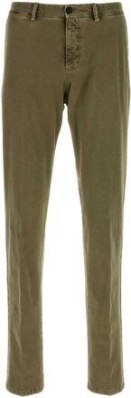 Pantaloni Torino Homme, Pantalons, Vert, Taille: XL Pantalon en coton stretch