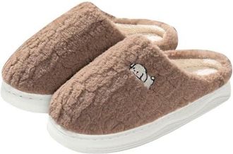 Generic Pantoufles dHalloween, de Noël, de vacances, de maison, pantoufles pour femmes, pantoufles pelucheuses pour lextérieur et lintérieur, pantoufles de ch