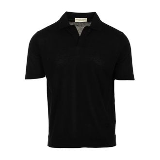 FILIPPO DE LAURENTIIS Homme, Tops, Noir, Taille: XL Noir Skipper Polo T-shirts