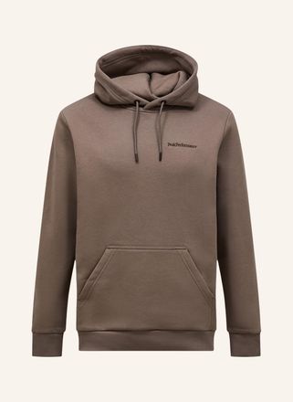 Peak Performance M Original Small Logo Hood Kapuzensweatshirt braun