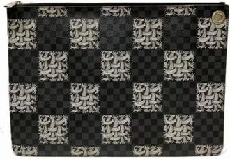 Louis Vuitton unisex, Pre-owned, Noir, Taille: ONE Size Pochette en plastique Pre-owned