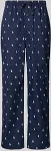 Ralph Lauren Regular Fit Pyjama-Hose aus reiner Baumwolle
