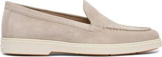Santoni Femme, Chaussures, Beige, Taille: 38 EU Mocassin en daim