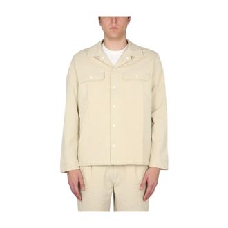 Howlin Homme, Chemises, Beige, Taille: M Camicia