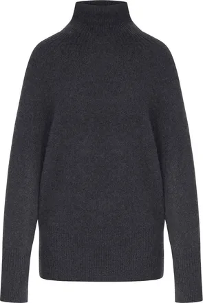 Giorgio Armani Pull Col Roul&eacute; - Gris