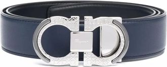 Ferragamo Homme, Accessoires, Bleu, Taille: 115 CM Belt