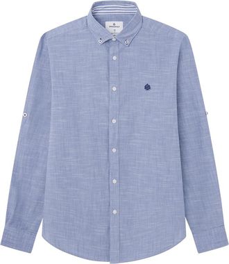 Springfield Herren Böhmisch Hemd, Light_Blue, S