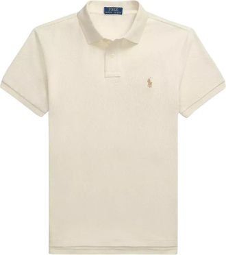 Ralph Lauren Homme, Tops, Blanc, Taille: 2XL Polo Logo