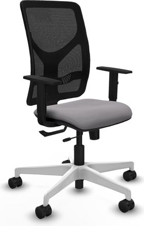 Piqueras y Crespo Verwaltungsstuhl mit 1D-Armlehnen, h&ouml;henverstellbare Lendenwirbelst&uuml;tze, ausgestattet mit Syncro/Traslack und Schneideschaum, mit Rollen von 65 mm, Ny