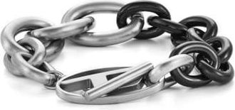 Diesel Bracelet homme en acier inoxydable bicolore DX1531931, taille unique, acier inoxydable, pas de pierres précieuses, Misura unica, Acier inoxydable, Pas