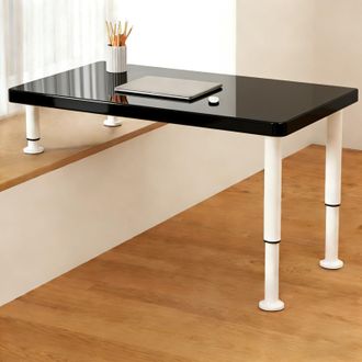 Generic Ausziehbarer Schreibtisch, Computertisch for Das Homeoffice Mit Ausziehbaren Beinen Aus Kohlenstoffstahl for Erkerfenster